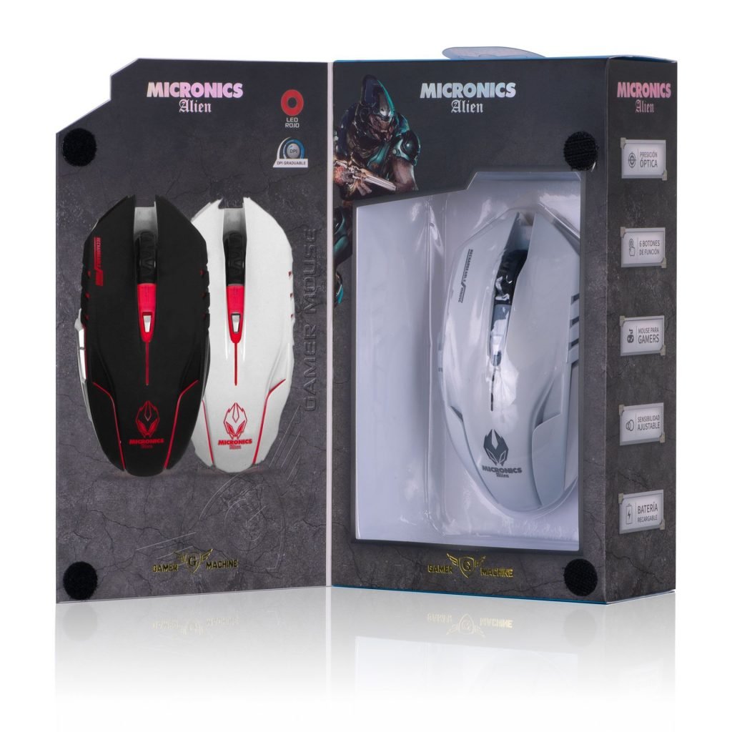 Mouse Gamer Micronics Alien - MIC M834WL - BYHOTECH