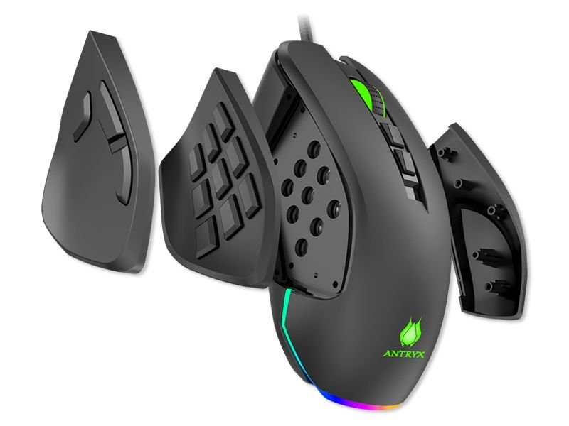 MOUSE GAMER ANTRYX XCALIBUR 16400 DPI - BYHOTECH
